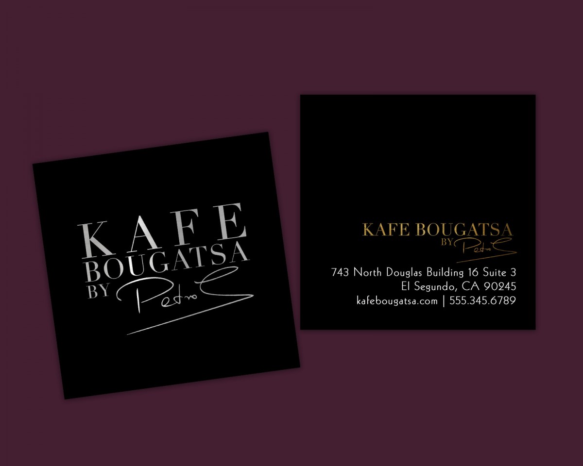 Velvet Business Cards - Elizabeth Kayde